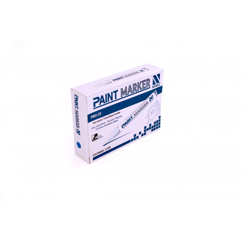 MARCADOR PAINT AZUL PAINTMARKER CON 12 PZA